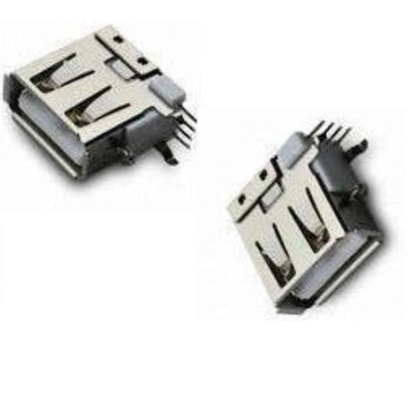 USB-A Type Receptacle Angle Upright DIP Short Body China Manufacturers ...