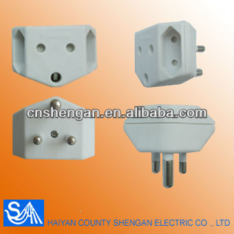 South Africa Adapter With Outlets 250v 6/16a, High Quality South Africa ...