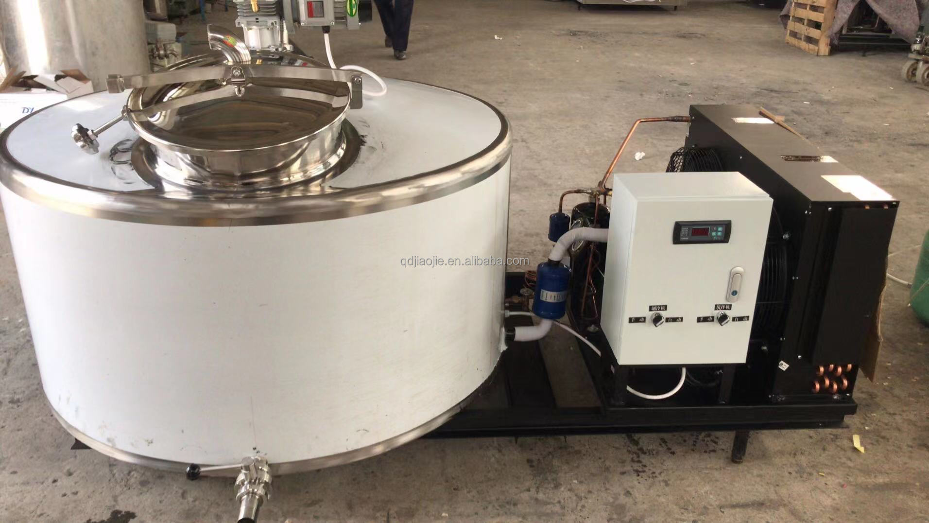 Wholesale 500l Pasteurized Milk Cooling Tank 304 Stainless Steel Dairy ...