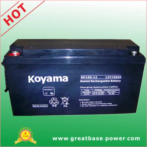 Rechargeable Lead Acid Battery Storage Accumulators Battery Np150-12 ...