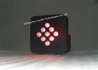9*10w Led Rgbwa Wireless Dmx Led Par Light , Outdoor Stage, High ...