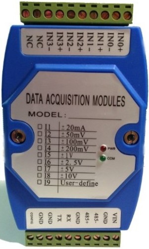 Convert 0 To 5v To Rs232, Analog Sensor With Rs232, Four Channel ...