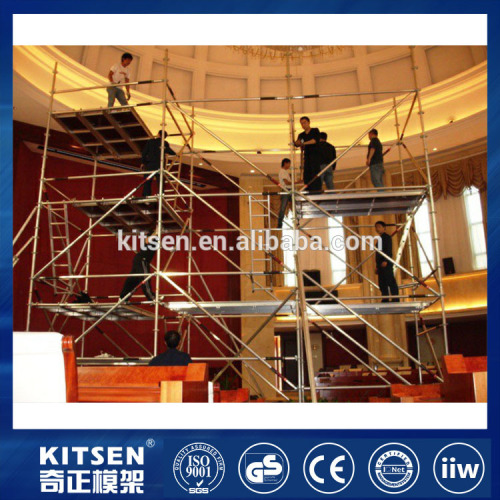 Aluminum Ringlock Scaffolding Standard Layher Type Scaffold Ringlock High Quality Aluminum