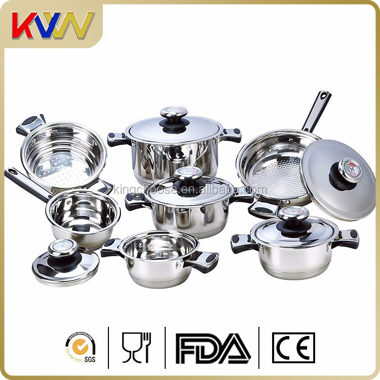 11-layer Capsule Induction Bottom 22pc Stainless Steel Cookware Set ...