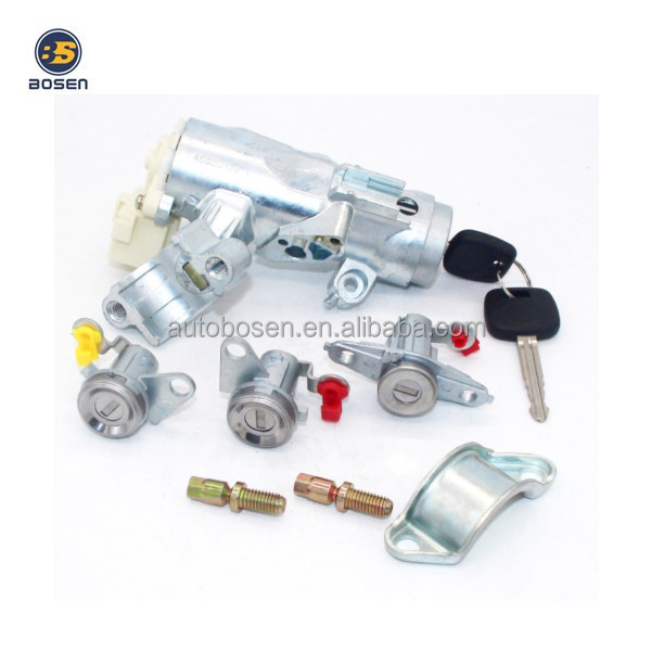 Ignition Switch And Door Lock Barrel Set With Keys For Toyota Corolla ...