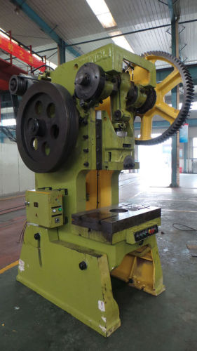 100 Ton Open Back Inclinable Press , Numerical Control Punching Machine ...