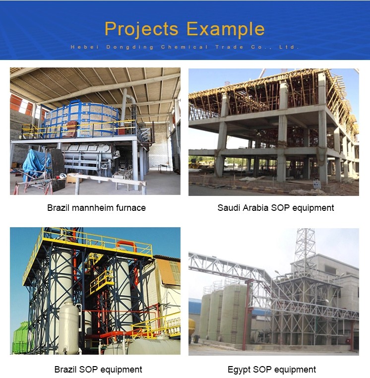 Sop K2so4 Potassium Sulfate Fertilizer Mannheim Furnace Production Line ...