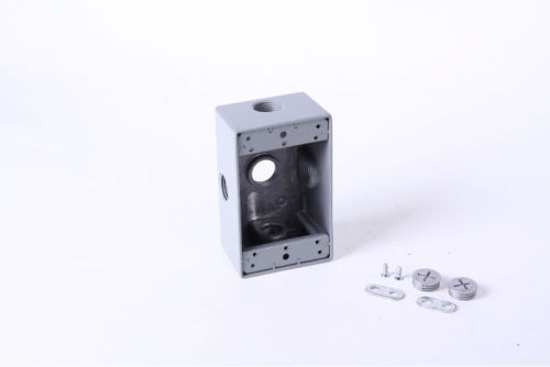 Electrical Junction Box Types 1-gang Boxes 2"deep Hole Size1/2"-1" Cu Inch15.8-18.3, High ...