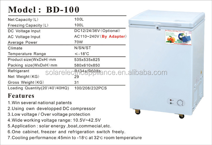 12v Dc Solar Direct Drive Refrigeration And Freezer Solutions For ...