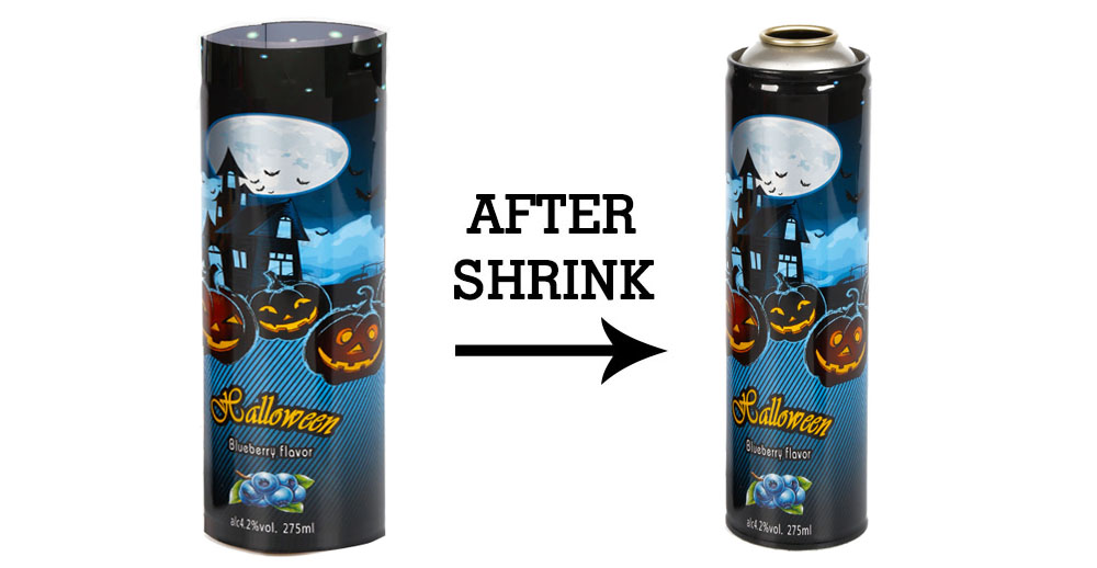 Custom Shrink Sleeve Wrap Label For Pop Cans, High Quality Custom ...