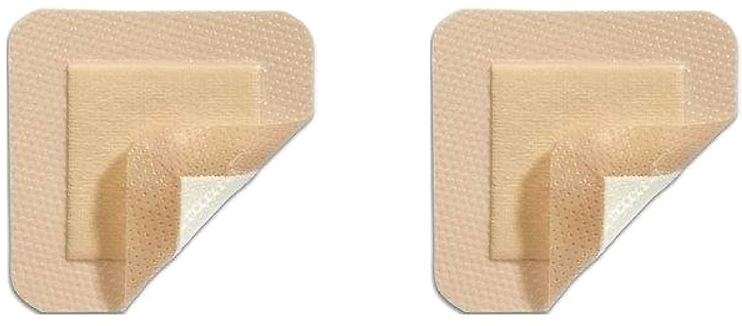 Sacral Bordered Silicone Adhesive Foam Wound Dressing For Bed Sore ...