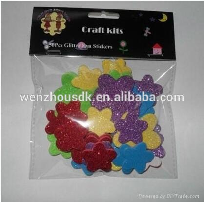 Cartoon Shinning Glitter Eva Sticker For Wall Decoration, High Quality ...