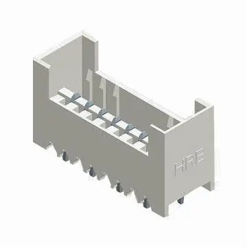 Vertical Pin Header, Without Locking Latch And Positioning Spigot, High ...