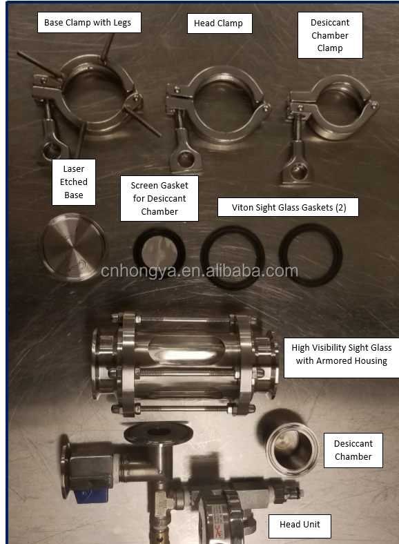 Stainless Steel Tc Sight Glass For Extractor System, High Quality ...