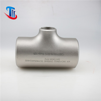 Din, Asme, Gb Standard Carbon Steel Tee Pipe Fittings, High Quality Din ...