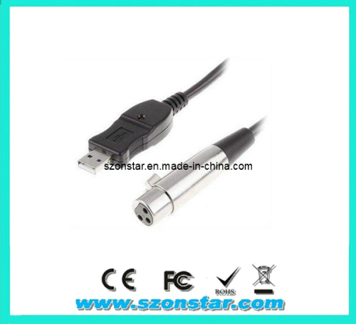 Usb 마이크 남성 케이블 Xlr 여성 의 고품질 Usb 마이크 남성 케이블 Xlr 여성 