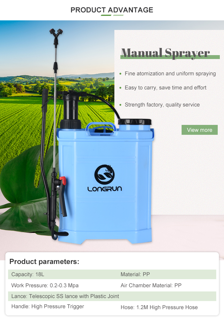 18l Portable Manual Knapsack Sprayer For Pest Control And Disinfection ...
