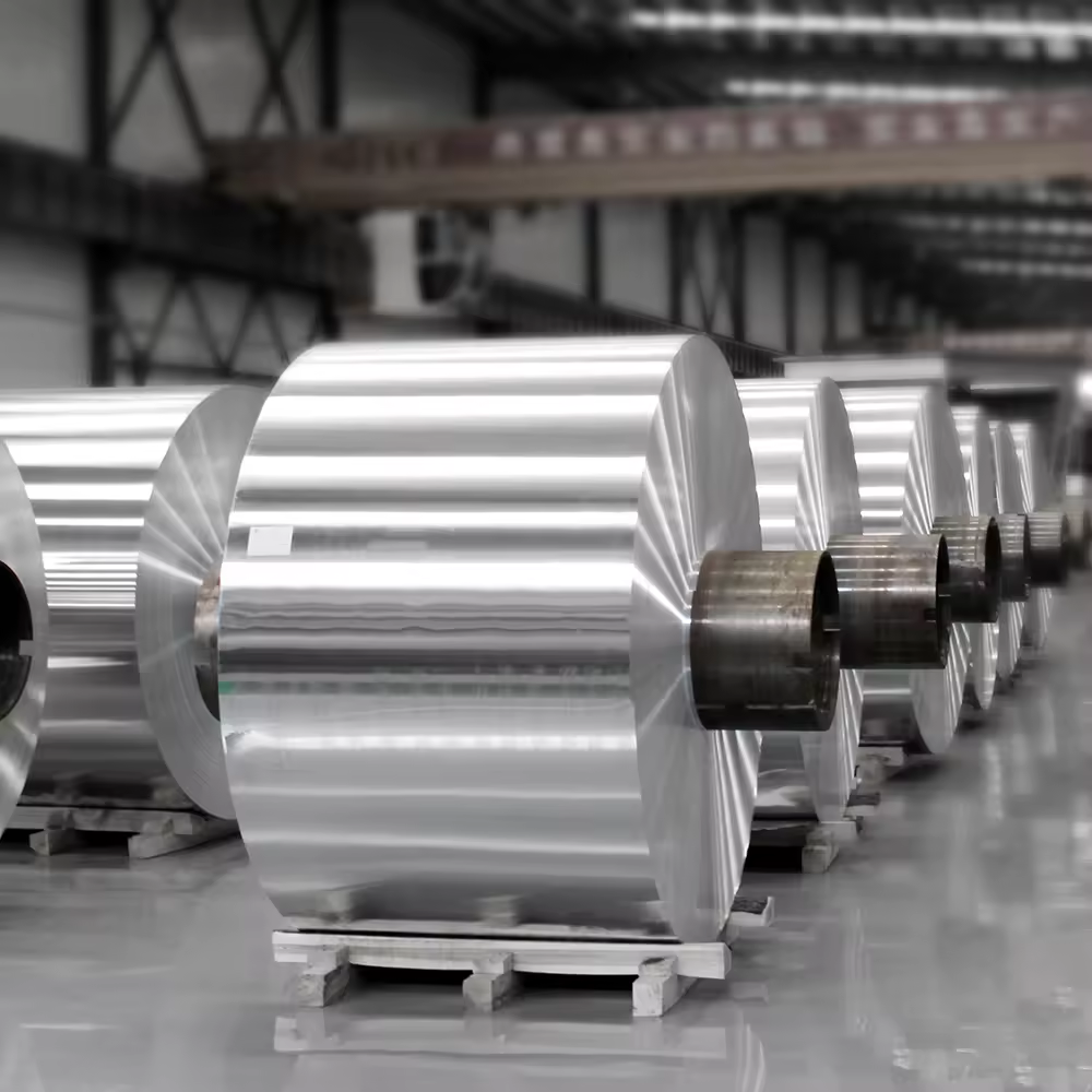 Factory Price 8011 Aluminum Foil Raw Coil - Food Grade Aluminum Foil In ...