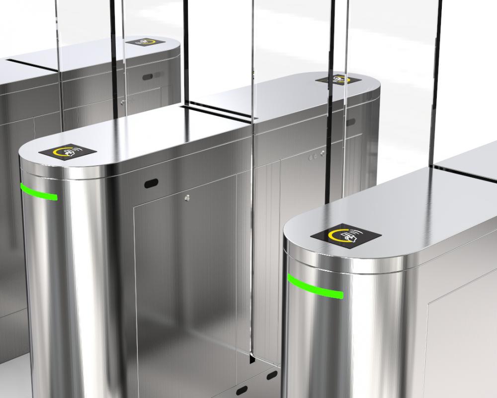 Pedestrian Sliding Gate Turnstile With Access Control, High Quality ...