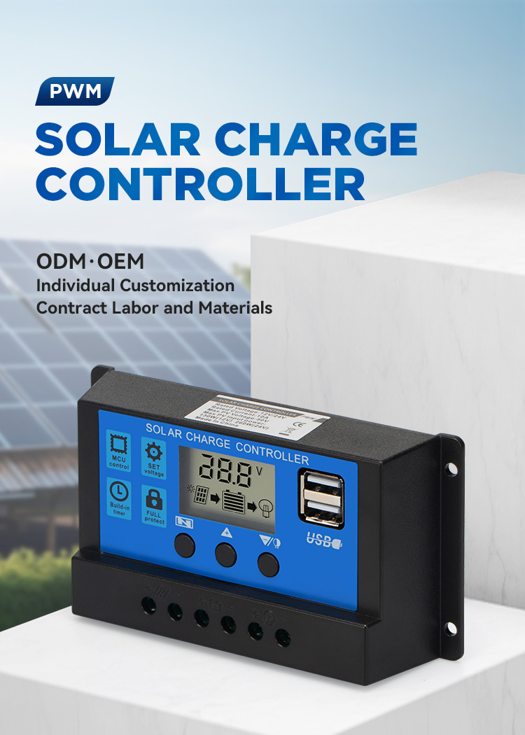 Kungf Solar 30a Pwm Charge Controller 12/24v Ready To Ship, High ...