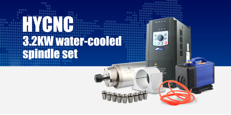 3.2kw Water-cooled Cnc Router Lathe Engraving Machine With Er20 Spindle ...