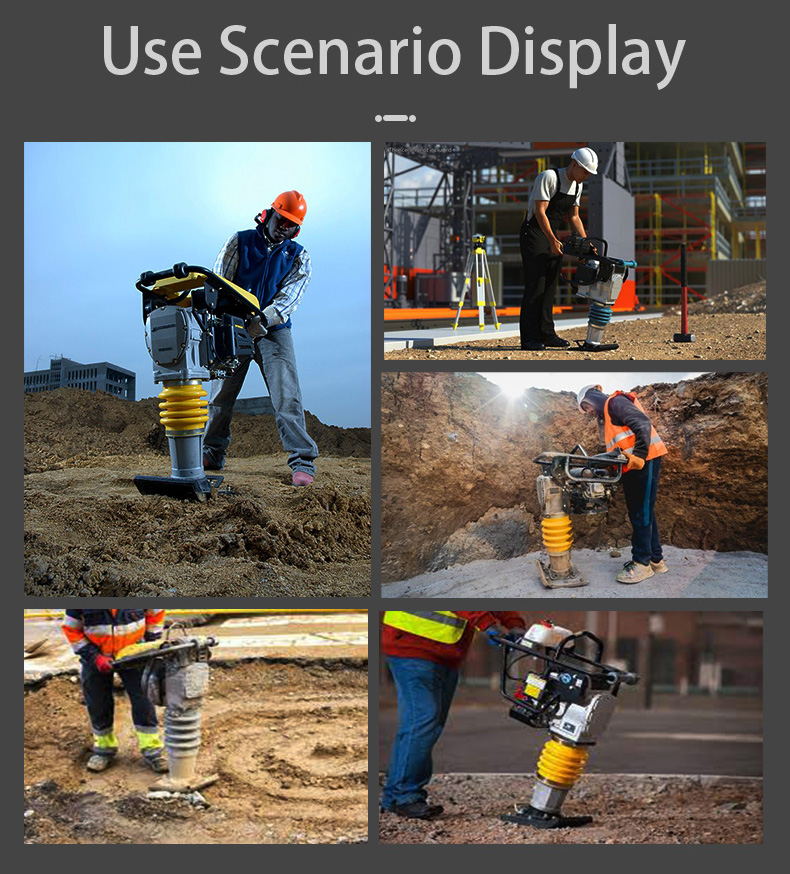 2025 High Performance Petrol Handheld Impact Compactor Tamping Rammer ...
