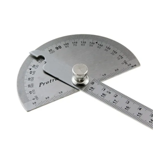 180 Degree Adjustable Protractor Multifunction Stainless Steel ...