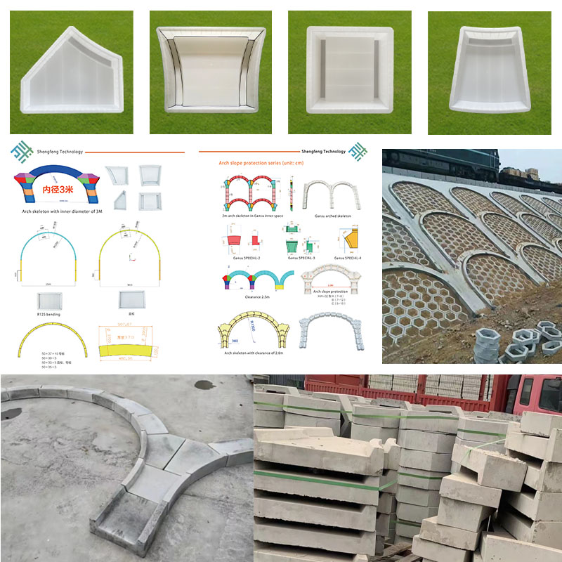 High Speed Railway Subgrade Arch Framework Concrete Precast Mold ...