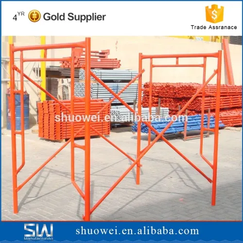 Construction Scaffoldings, Gate Type Frame Scaffold, Step Type Frame ...