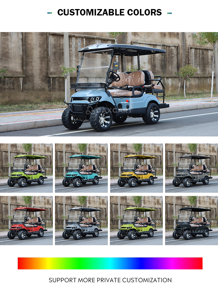 Single Seater Golf Carts With Electric Motor And World Brake Pedal For ...