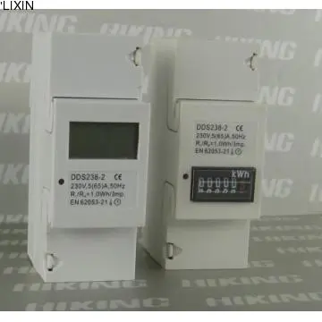 Single Phase Din Rail Energy Meter, High Quality Single Phase Din Rail ...