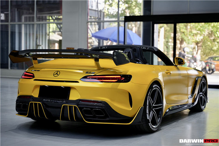 Carbon Fiber Trunk Spoiler Wing For Mercedes Amg Gt Gts Gtc Roadster ...