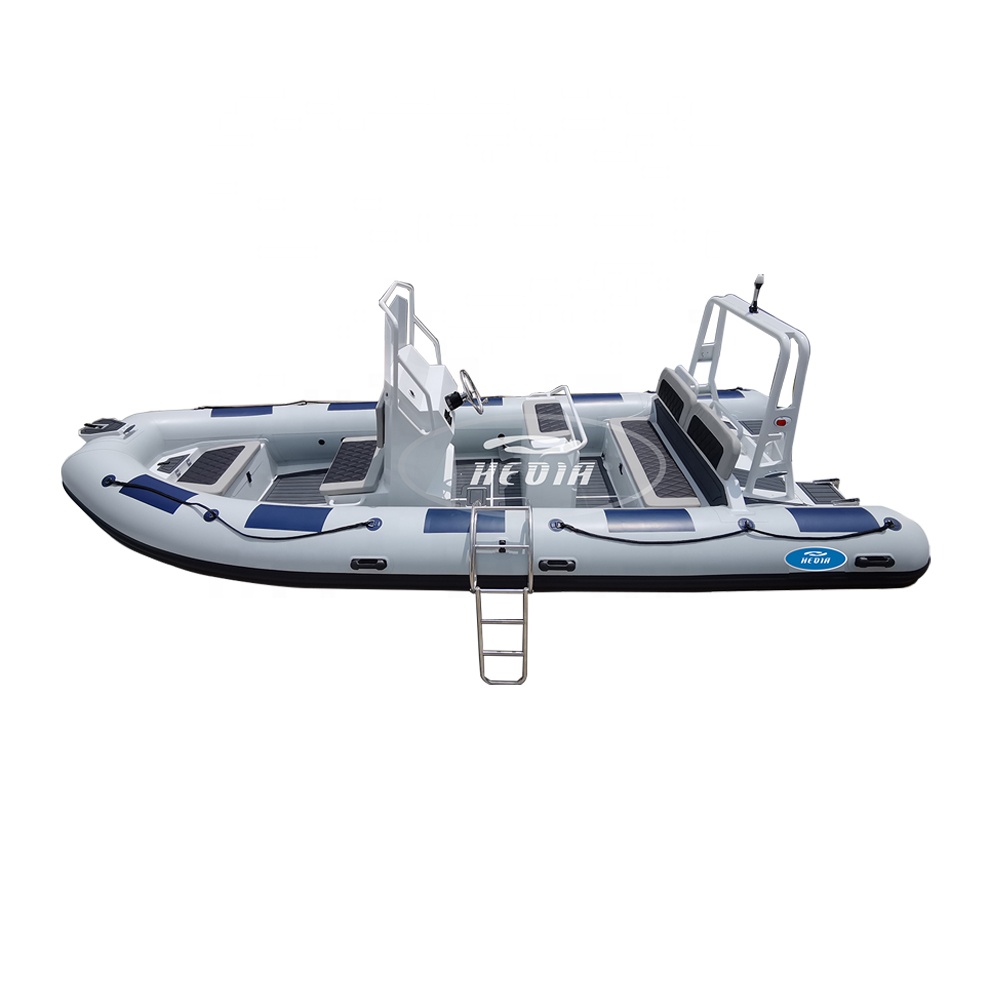 Hedia 2024 19ft Pvc Hypalon Rib Inflatable Boat 5.6m Aluminum Rib, High ...