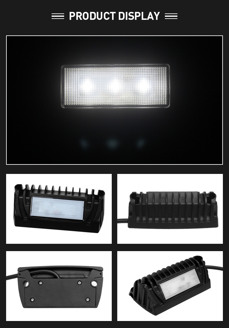 12v 24v Led Work Light 1000 Lumen 6000k Led Light For Trucks Rv ...