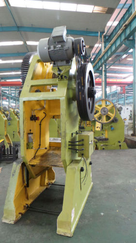100 Ton Open Back Inclinable Press , Numerical Control Punching Machine ...