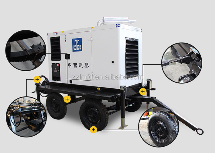 400kw Trailer-mounted Portable Diesel Generator For Mining, High ...