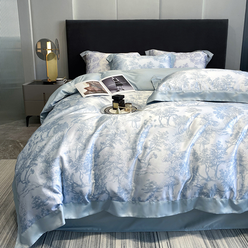 Cool Ice 60s Nordic Style Silk Summer Quilt Cover Set, High Quality ...