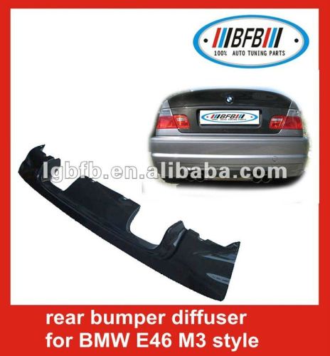 Auto Carbon Rear Bumper Diffuser For Bmw E46-m3, High Quality Auto ...