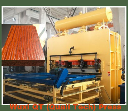 1200t 4*8 Feet Lamination Press Machine/ Melamine Paper Laminating ...