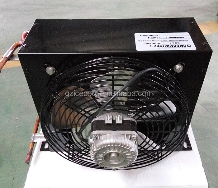 3/4hp Air Cooled Refrigerator Condenser For Small Condensing Units ...