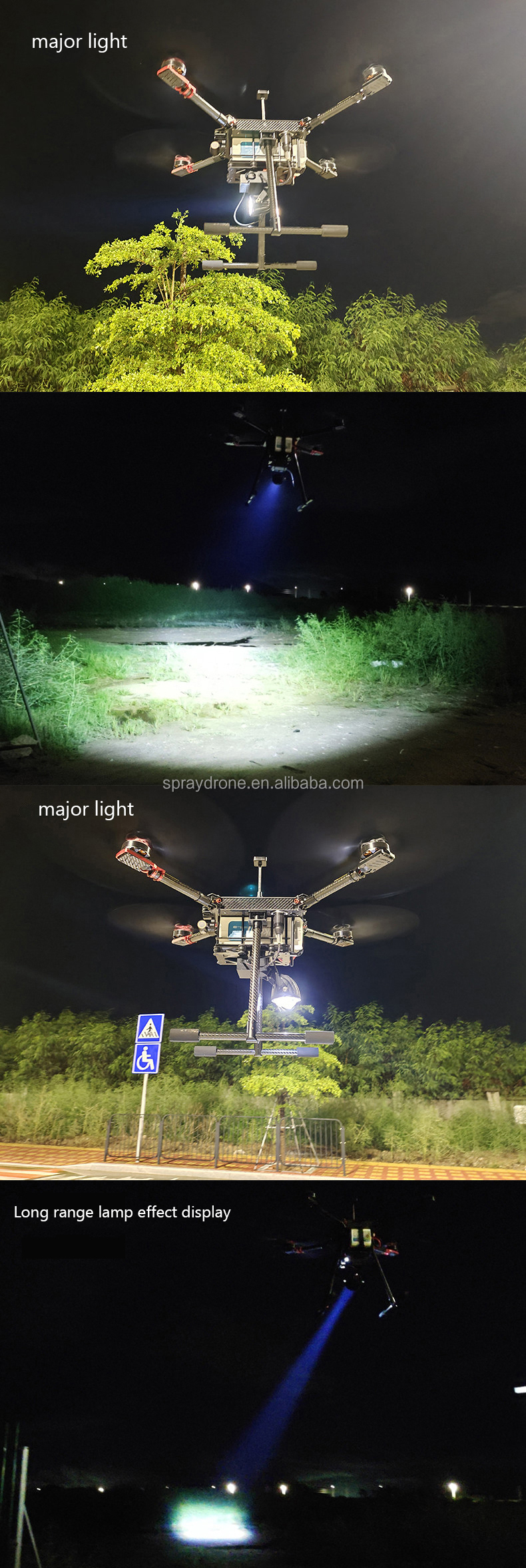 2kg Load Multi-functional Uav Drone For Surveying Inspection Searching ...