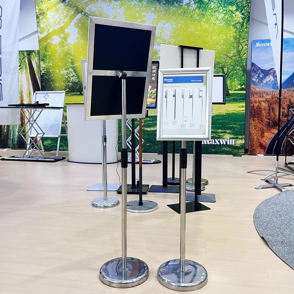 Metal Poster Display Stand Frame Frame Advertising Ludder คุณภาพสูง ...