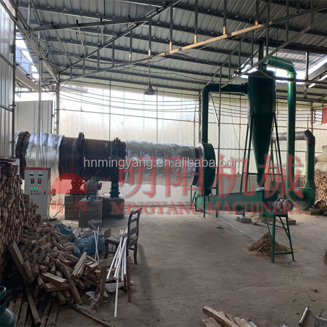Biomass Wood Sawdust Rotary Drum Dryer Machine For Rice Husk And Saw ...