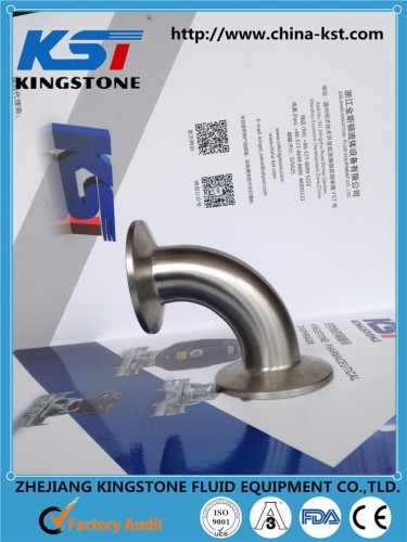 3a Approved Stainless Steel Pipe Fittings Tri Clamp 90degree Bend, High ...