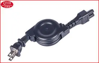 Customzied Retractable 2 Pin To Mickey Mouse Power Cable 50, High ...