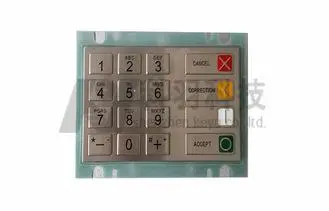 Rs232 Interface Encrypted Pin Pad For Automatic Teller Mach, High ...