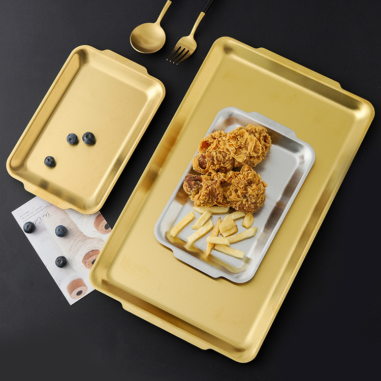 Stainless Steel Buffet Dinner Plates & Serving Trays, High Quality ...