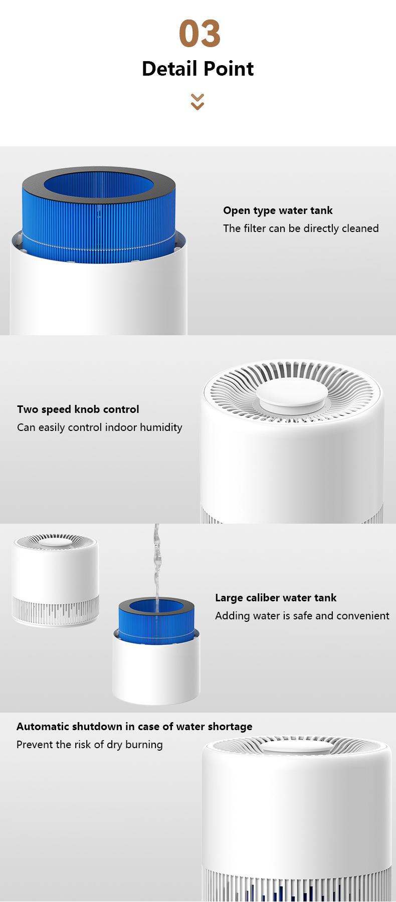 Runal 3l Evaporative H100 Humidifier, High Quality Runal 3l Evaporative ...