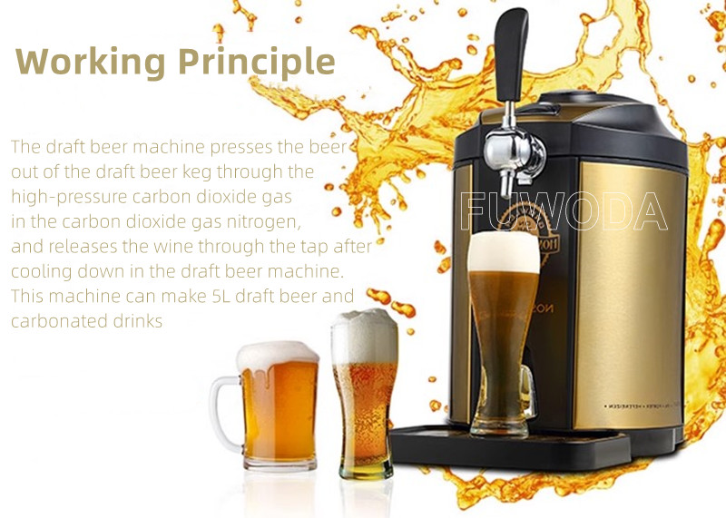 Mini Kegerator: The Ultimate Draft Beer Cooler And Dispenser Machine ...
