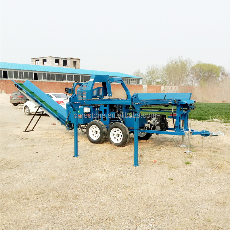 30 Ton Automatic Firewood Processor With Metal Feeding Table Belt, High ...